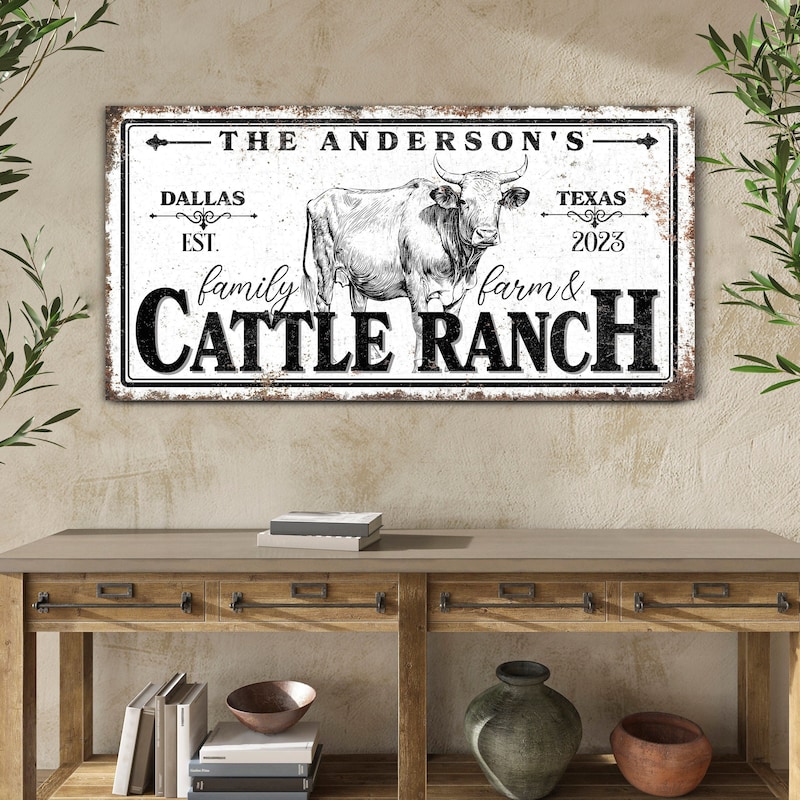 Cattle Sign - Etsy