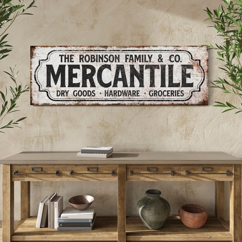 Mercantile Sign - Etsy