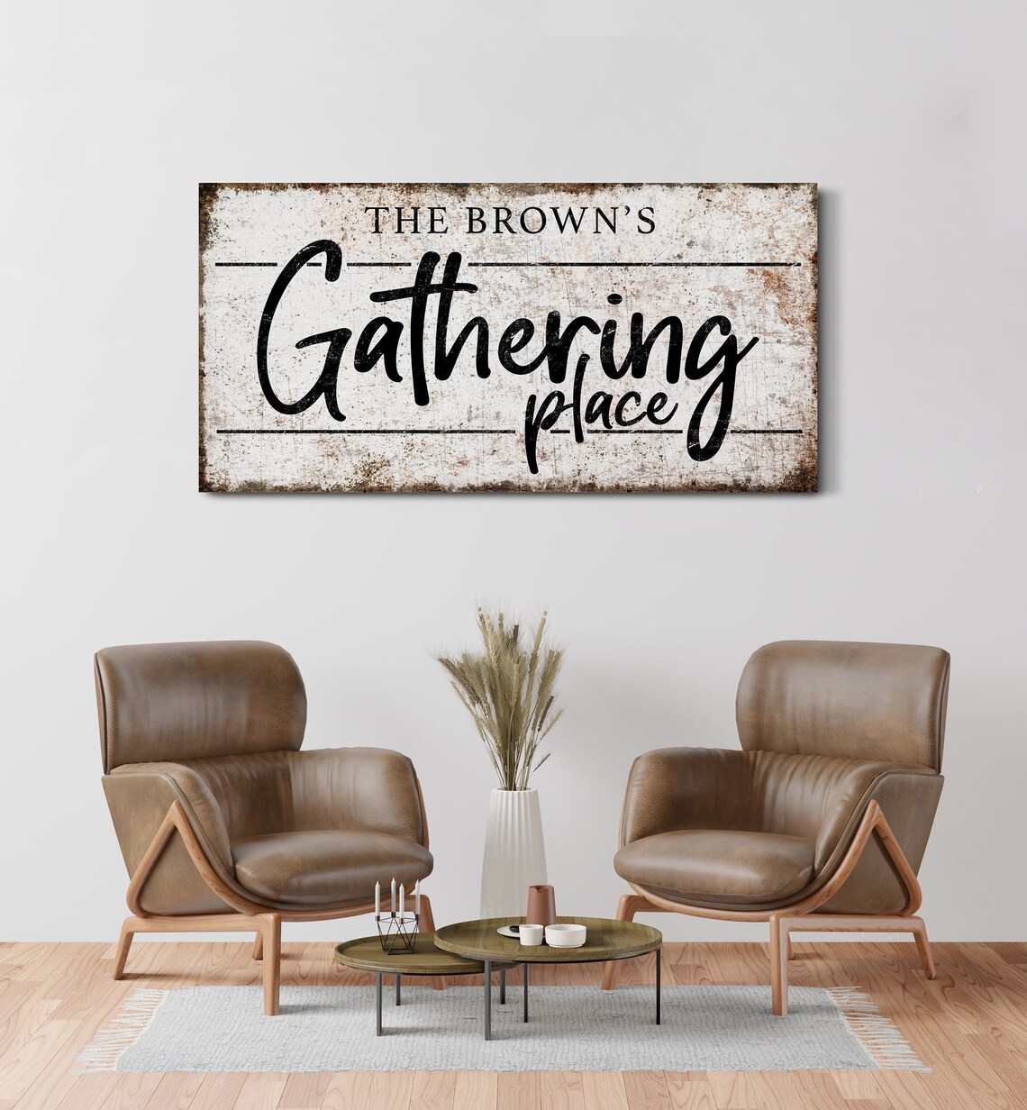 Personalized Family Gathering Place Sign Gather Signs - Etsy