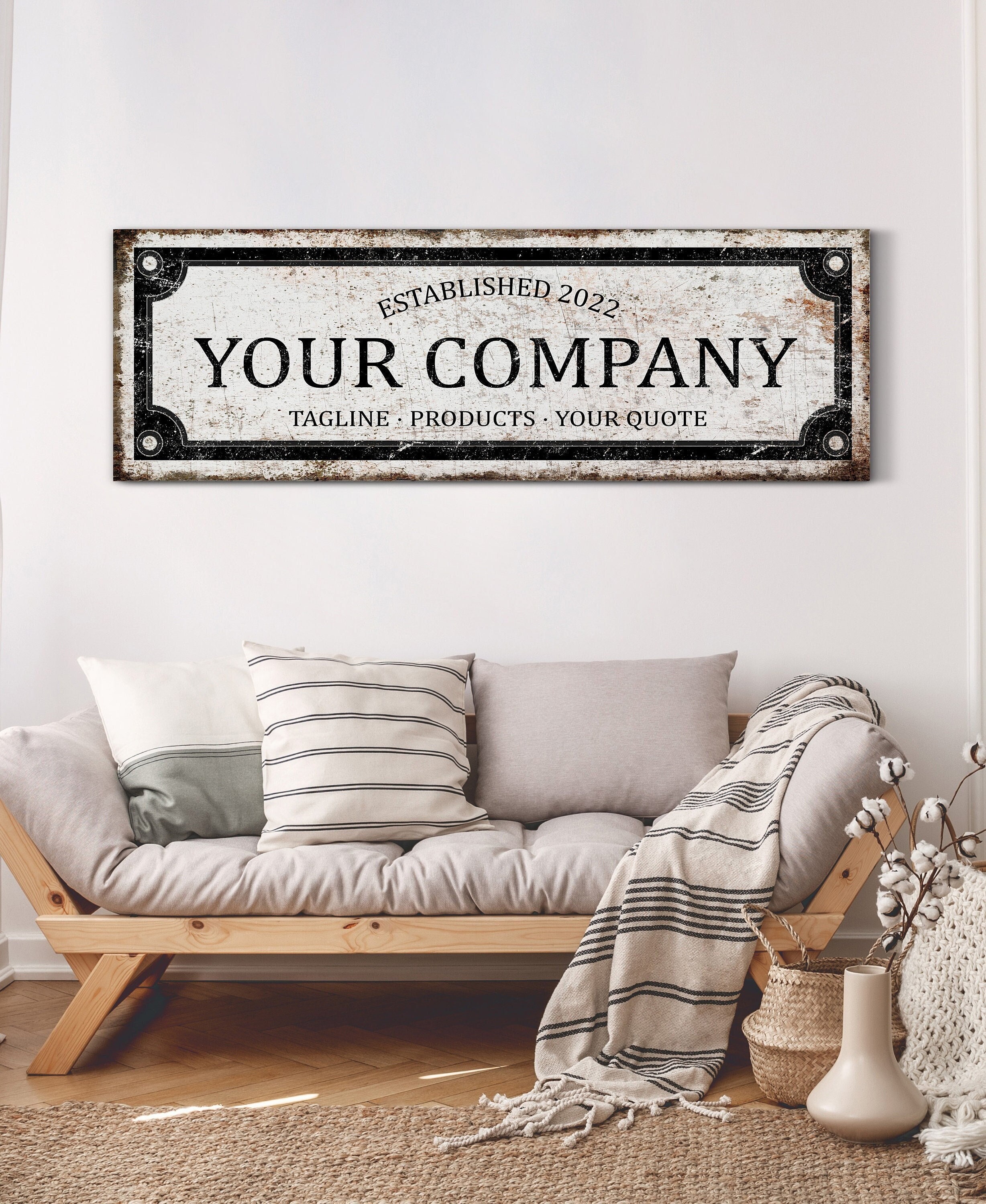 Custom Your Company Sign Personalized Business Sign Custom Shop Sign ...