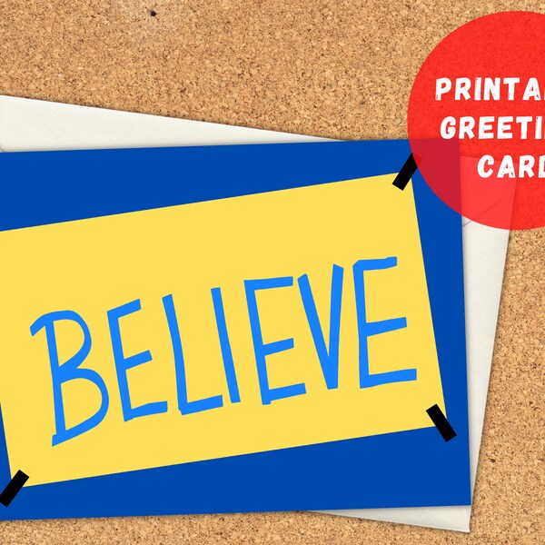 Believe Banner - Etsy