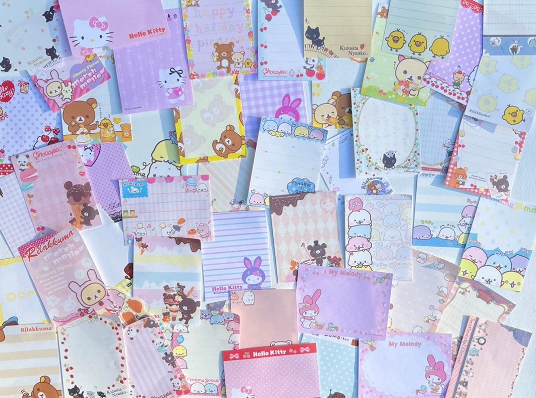 Kawaii Memo Sheet Lot (25-50 Sheets) - Etsy