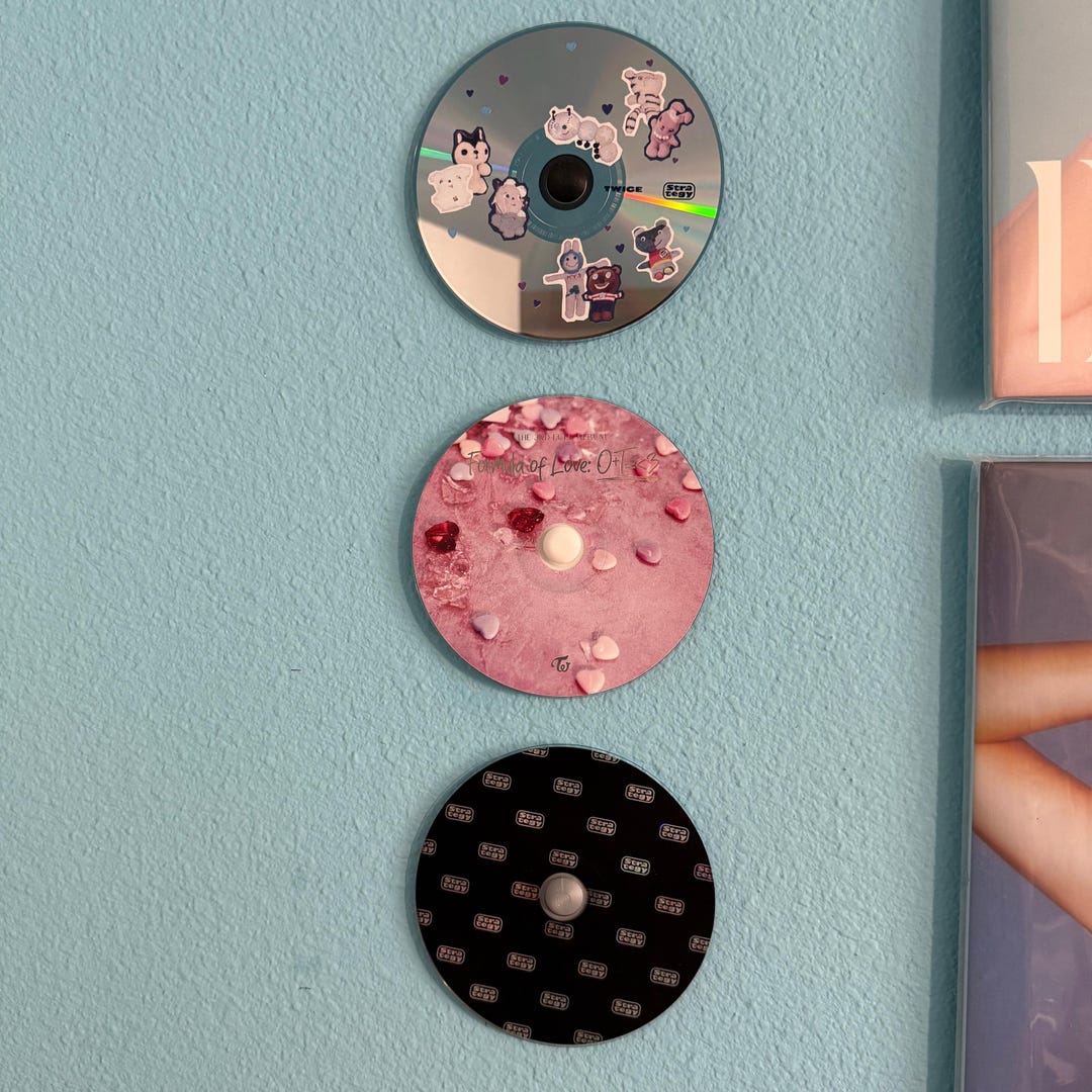 Floating CD Display Wall Mount 3-pack - Etsy