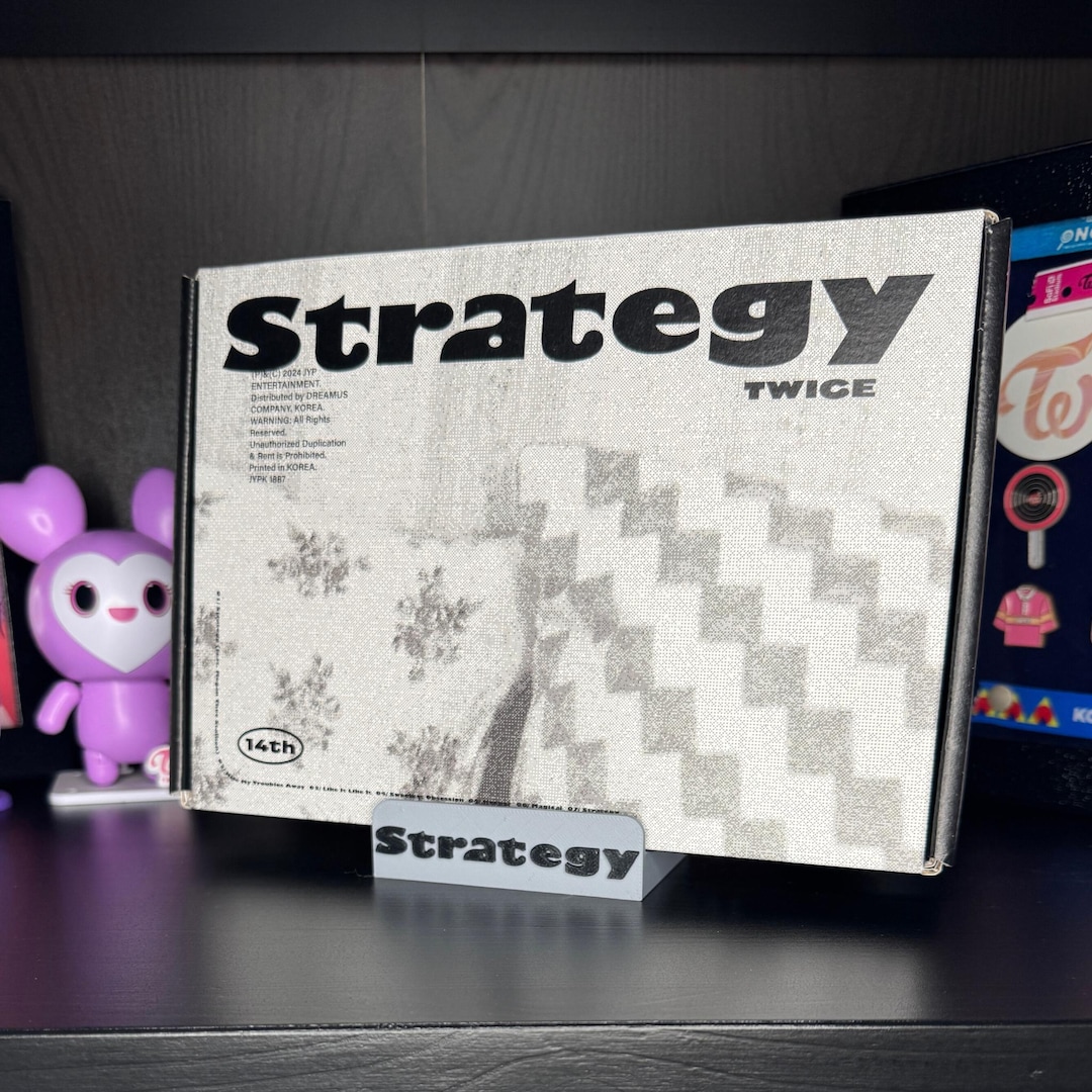 TWICE Strategy Album Stand – Fully Customizable 3d-printed Display! for ...