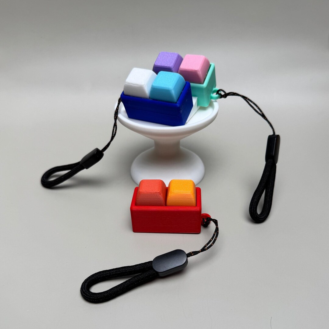 Customizable Keyboard Clicky Fidget Toy / 153 Color Combinations ...