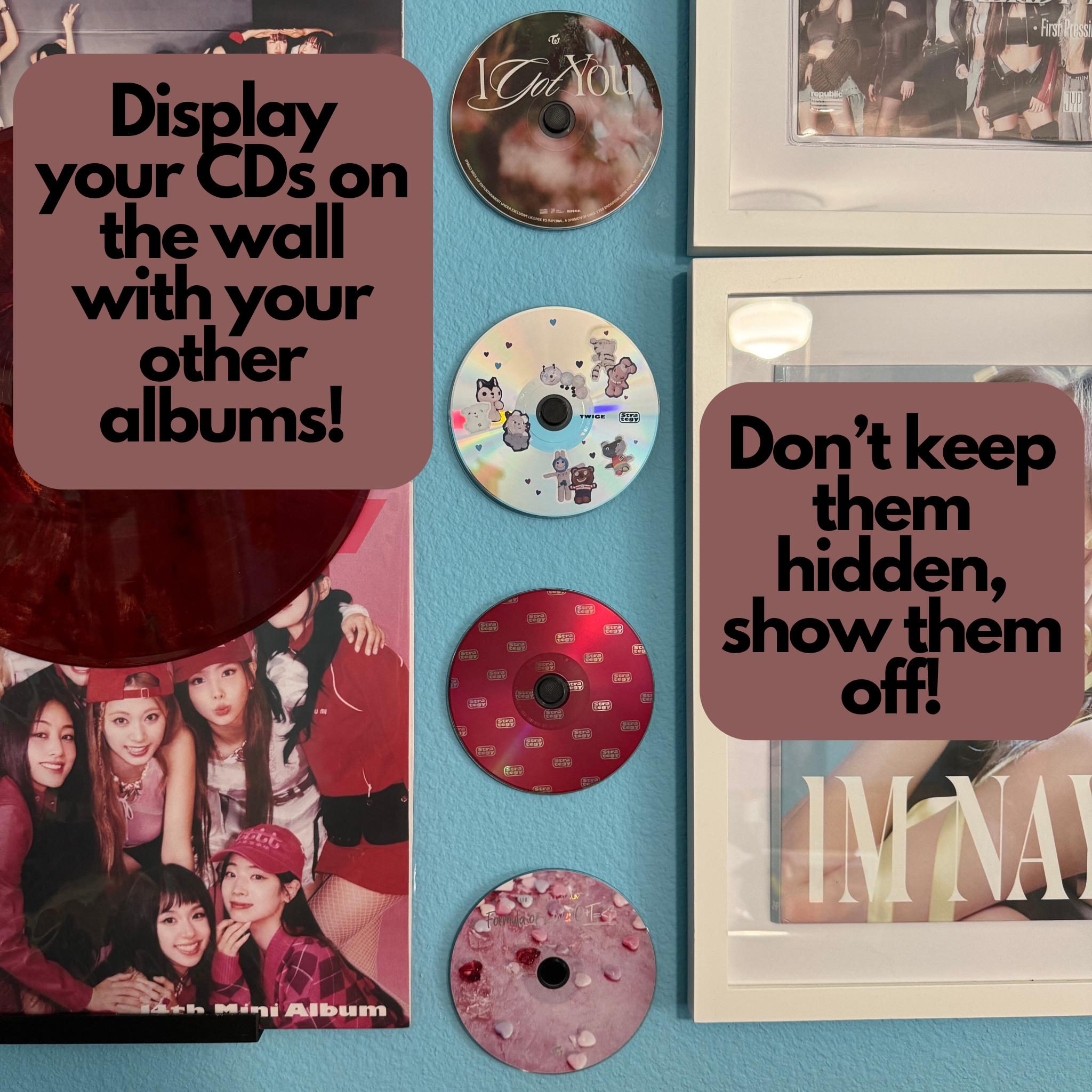 TWICE Inspired This is for Floating CD Display Wall Mount 3-pack - Etsy