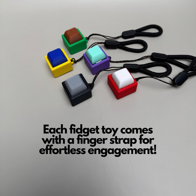Keyboard Clicky Fidget Toy / 153 Color Combinations! / Perfect ASMR ...