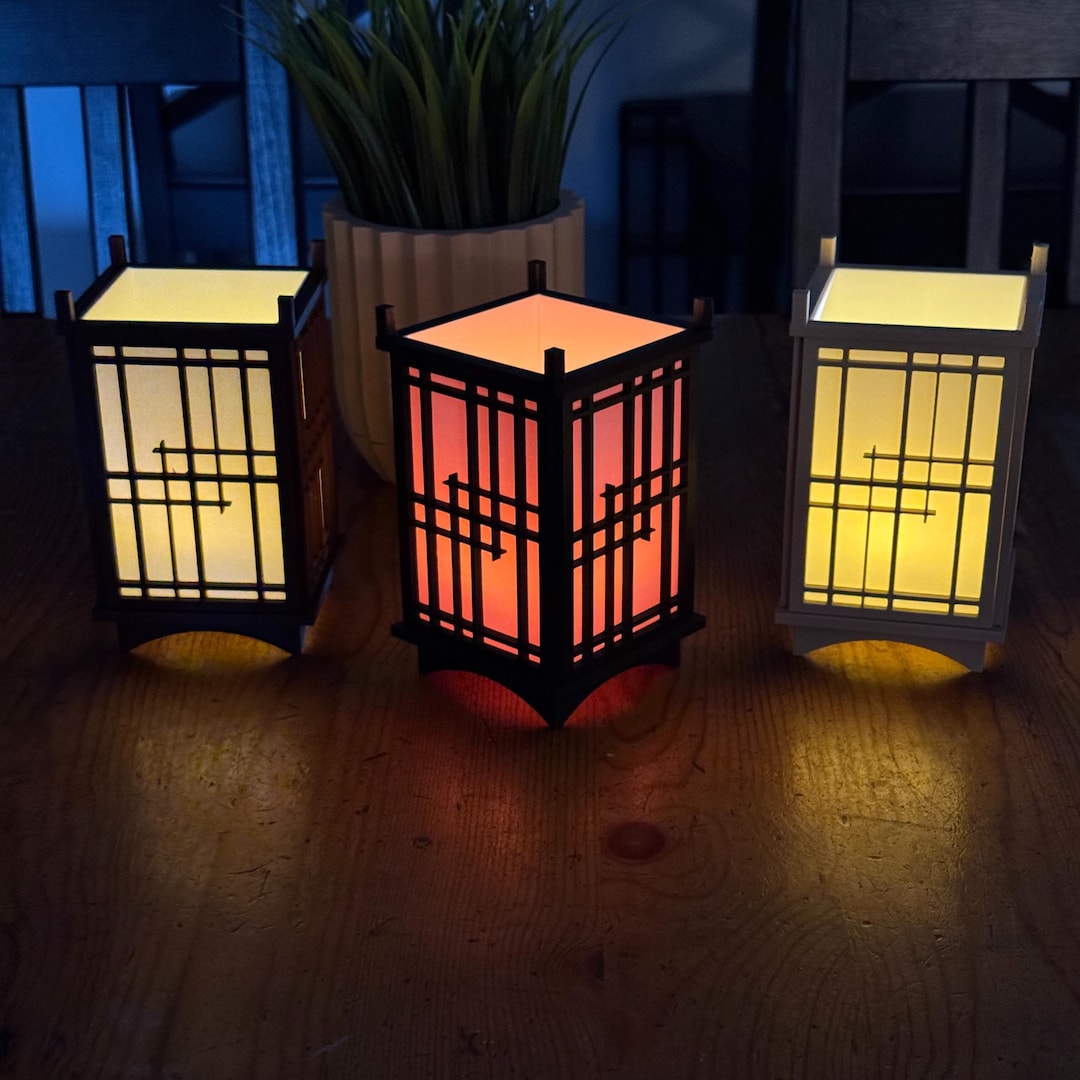 Handcrafted Shoji Lantern: Create a Calming Ambience With Tea Light ...