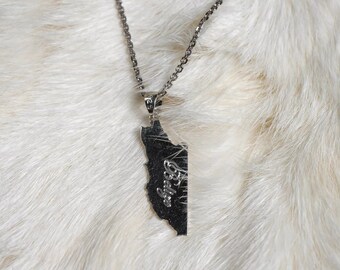 Butterfly Pendant & Necklace, Belize Coin Hand Cut, R 657 - Etsy