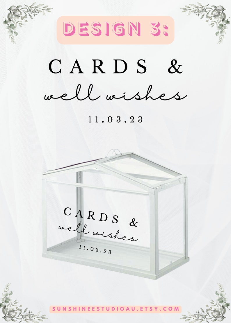 Wishing Well Vinyl Decal Sticker DECAL ONLY Cards and Well Wishes ...