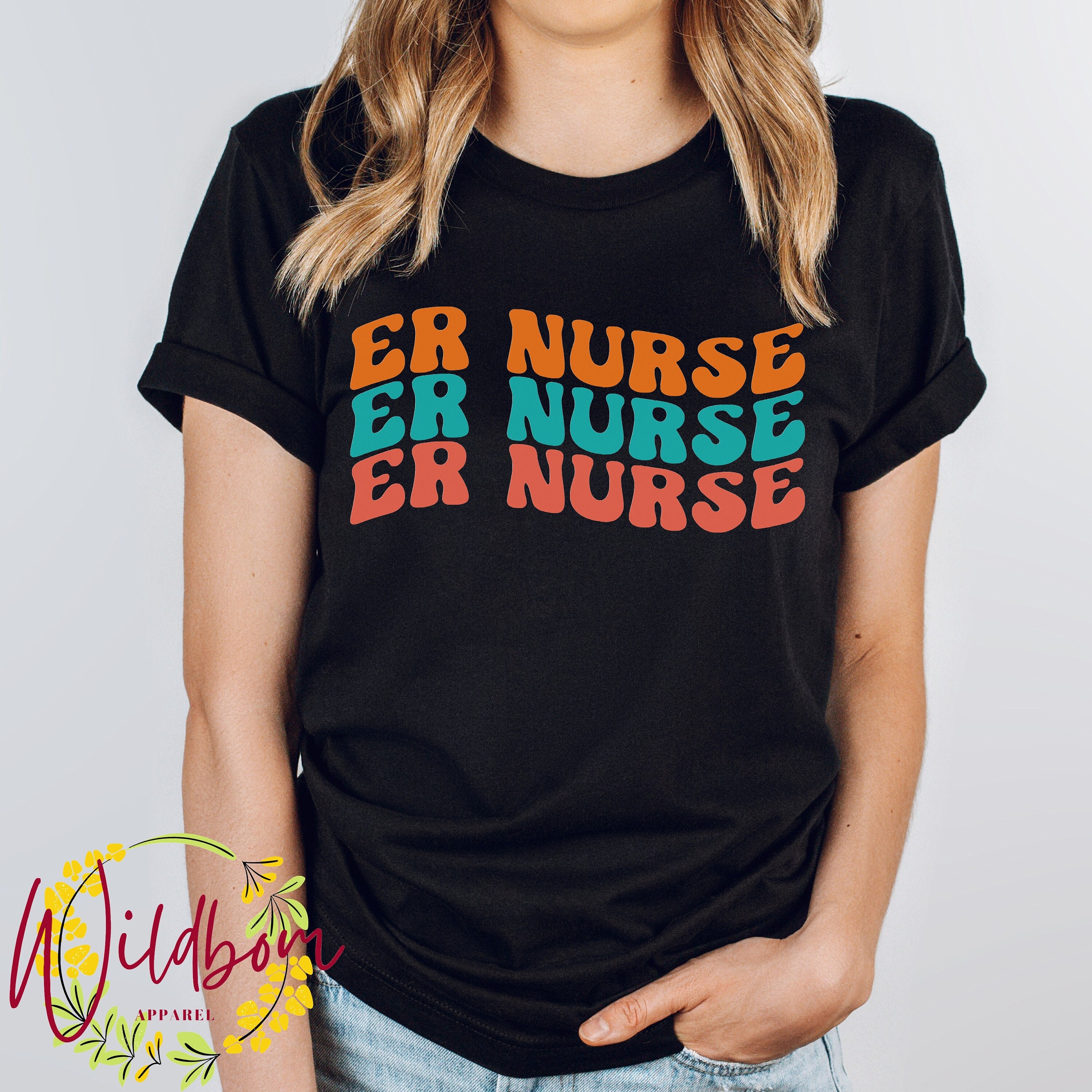 ER Nurse Shirt, Emergency Nurse, Er Nurse, Nurse Gift, Nurse Graduate ...