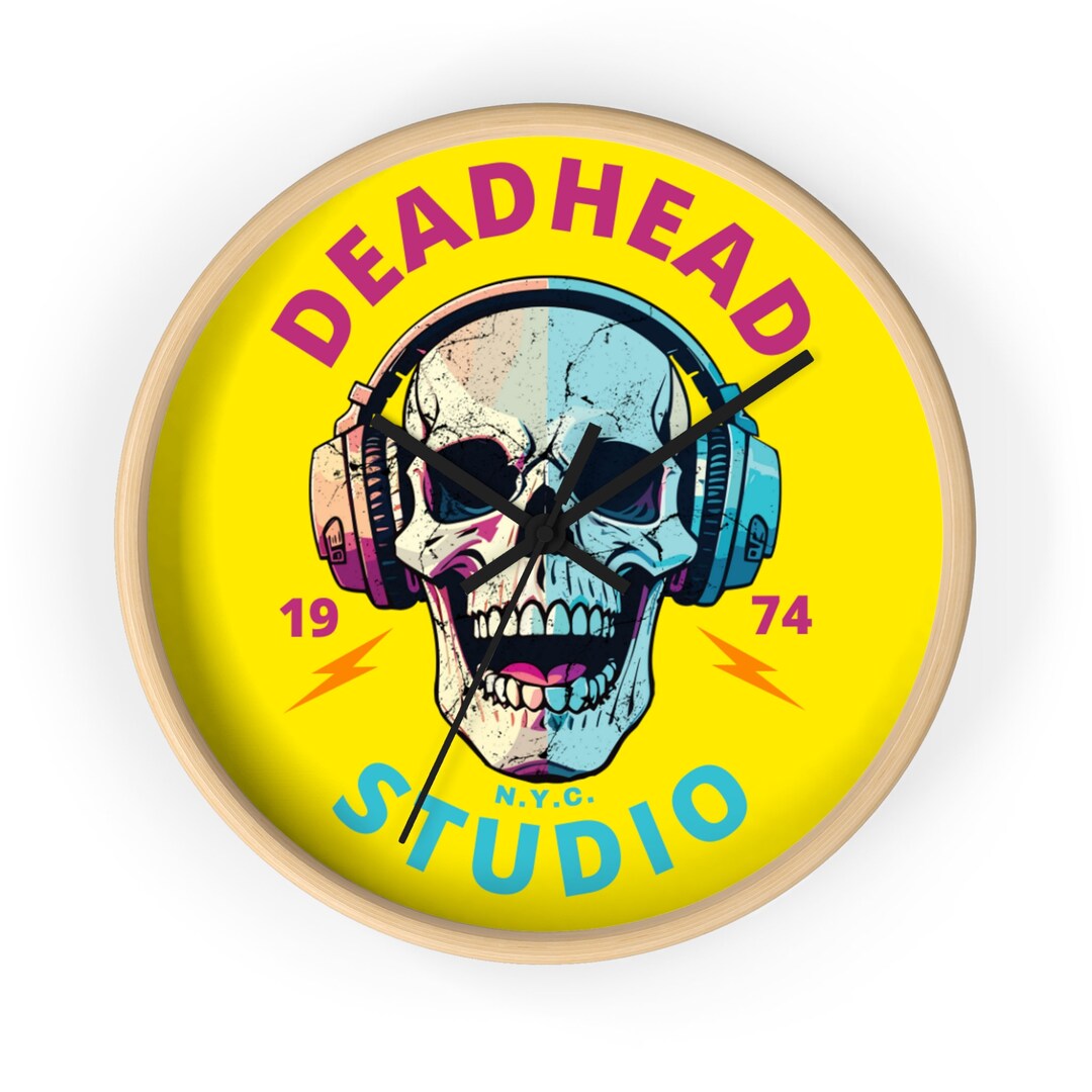 Grateful Dead Clock, Jerry Garcia, Festival Clock, Shakedown Street ...