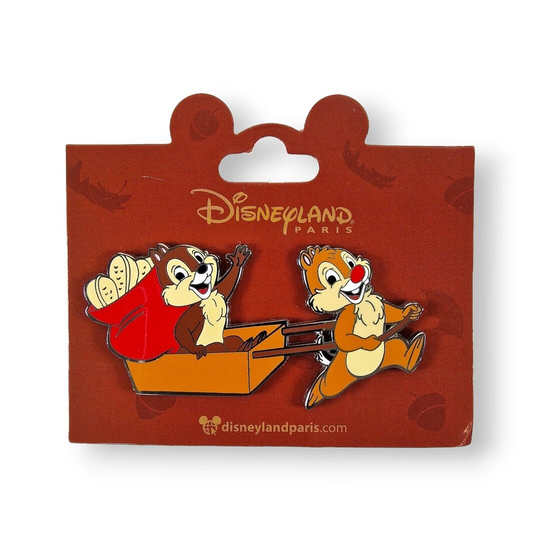 CHIP & DALE Sled 2021 OE Disneyland Paris © Official Disney © Pin Hard ...