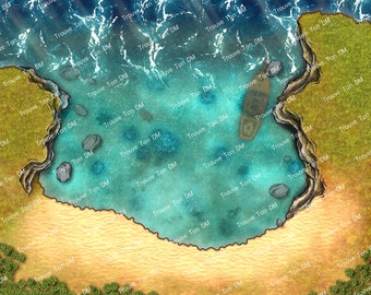Encounter Map Beach Dnd - Etsy