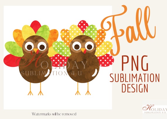 Turkey Png Happy Fall PNG Pumpkin PNG Fall PNG Happy Fall - Etsy