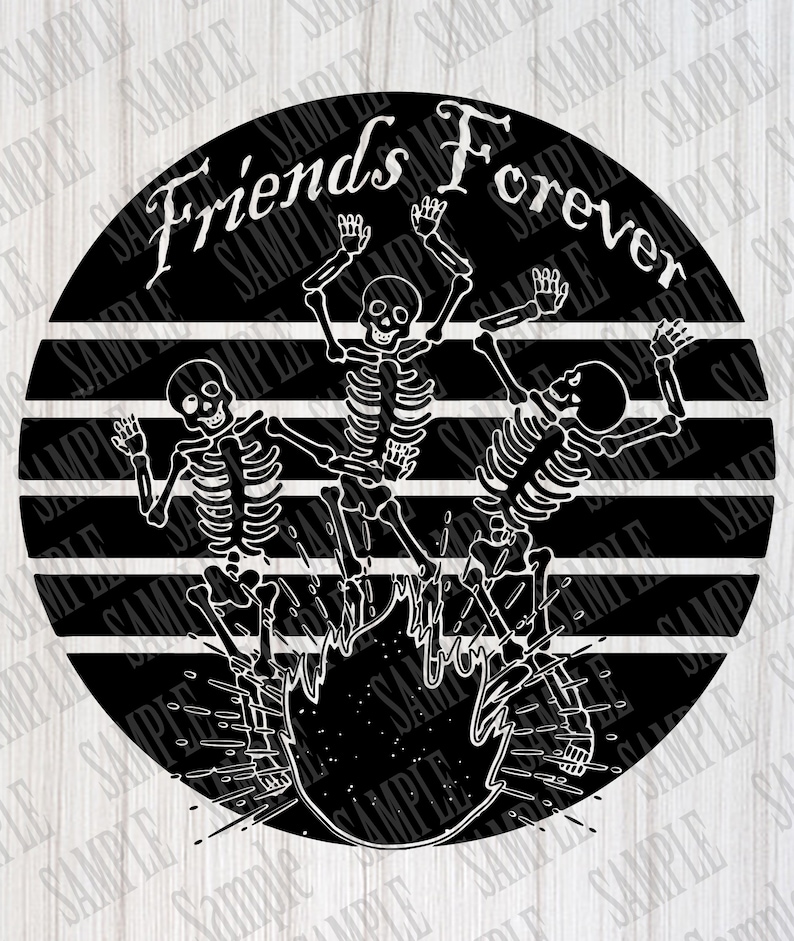 Skeleton Friends Png, Svg, Eps, Jpeg - Etsy