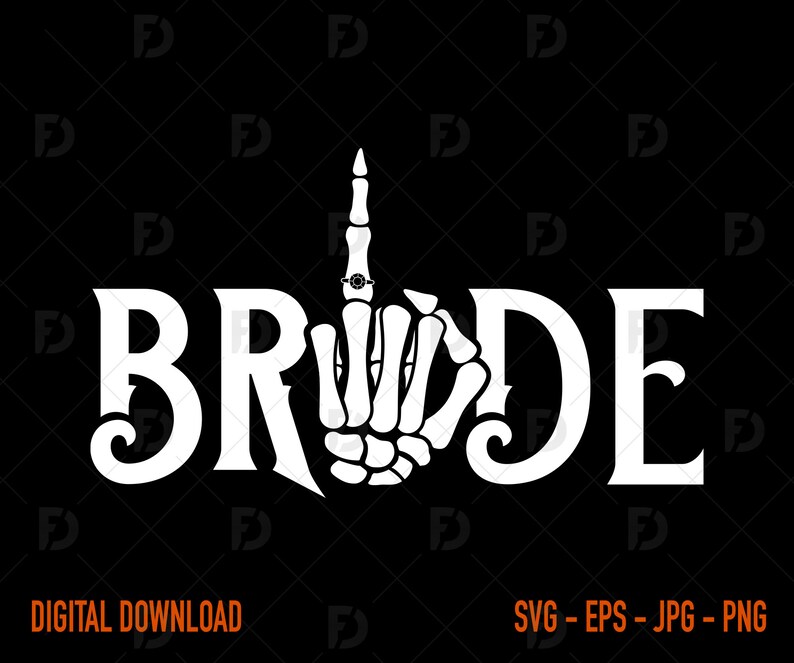 Skeleton Bride Svg Bride Svg Wedding Ring Finger Svg - Etsy UK