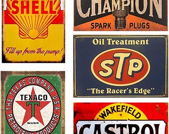 Retro Tin Signs - Etsy