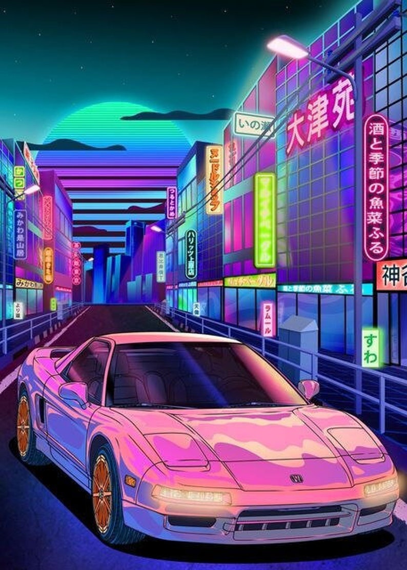 Tokyo Street Racing Car Posters JDM Racing - Etsy