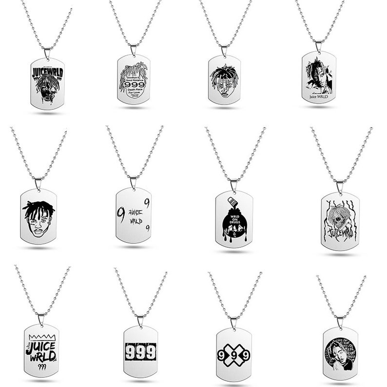 Juice Wrld 999 Necklace Juice Wrld Gifts Juice Wrld Jewelry - Etsy