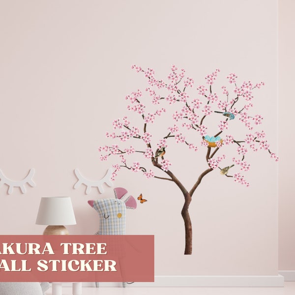 Sakura Tree Decal - Etsy