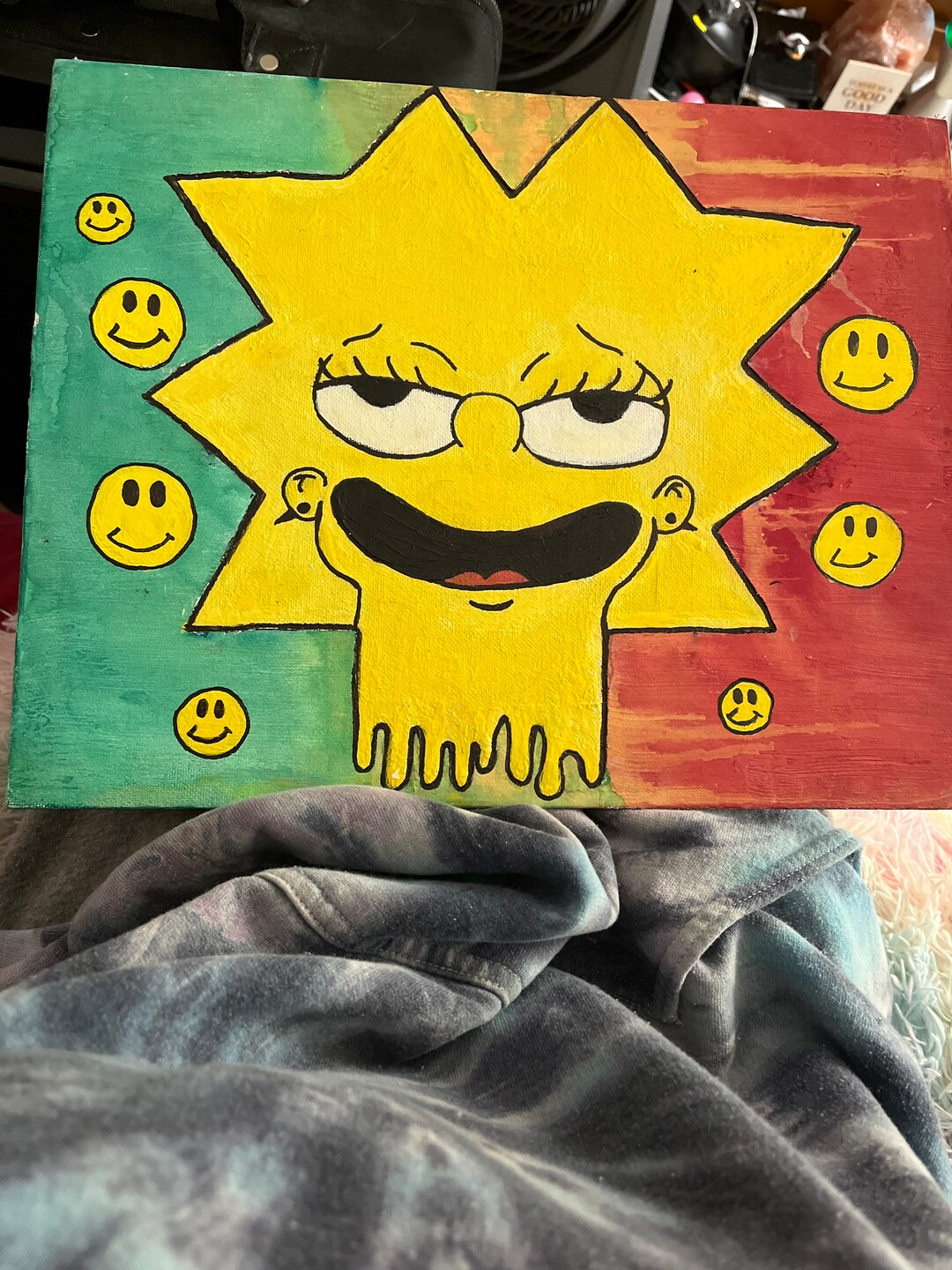 Trippy Lisa Simpson - Etsy