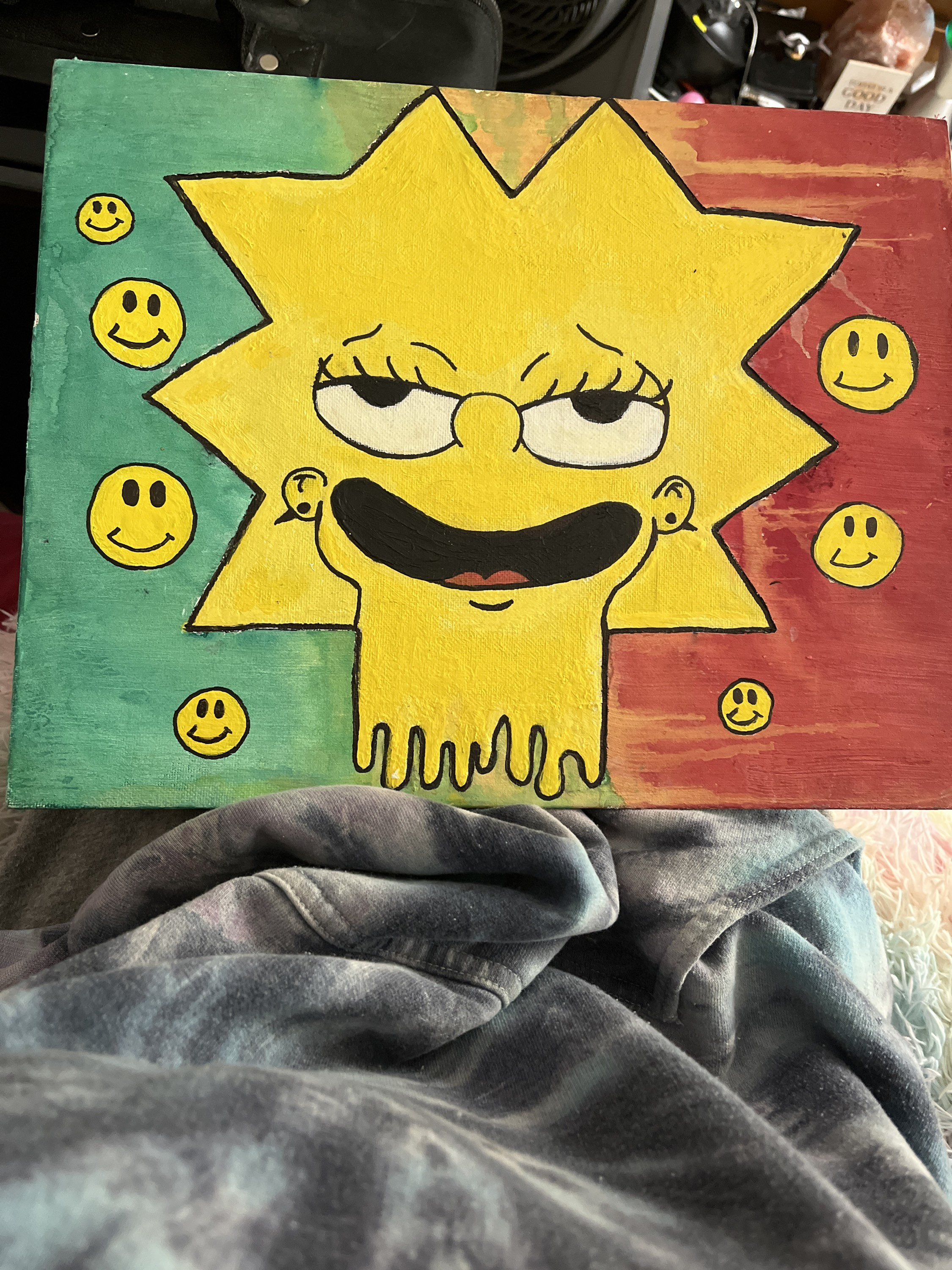 Trippy Lisa Simpson - Etsy