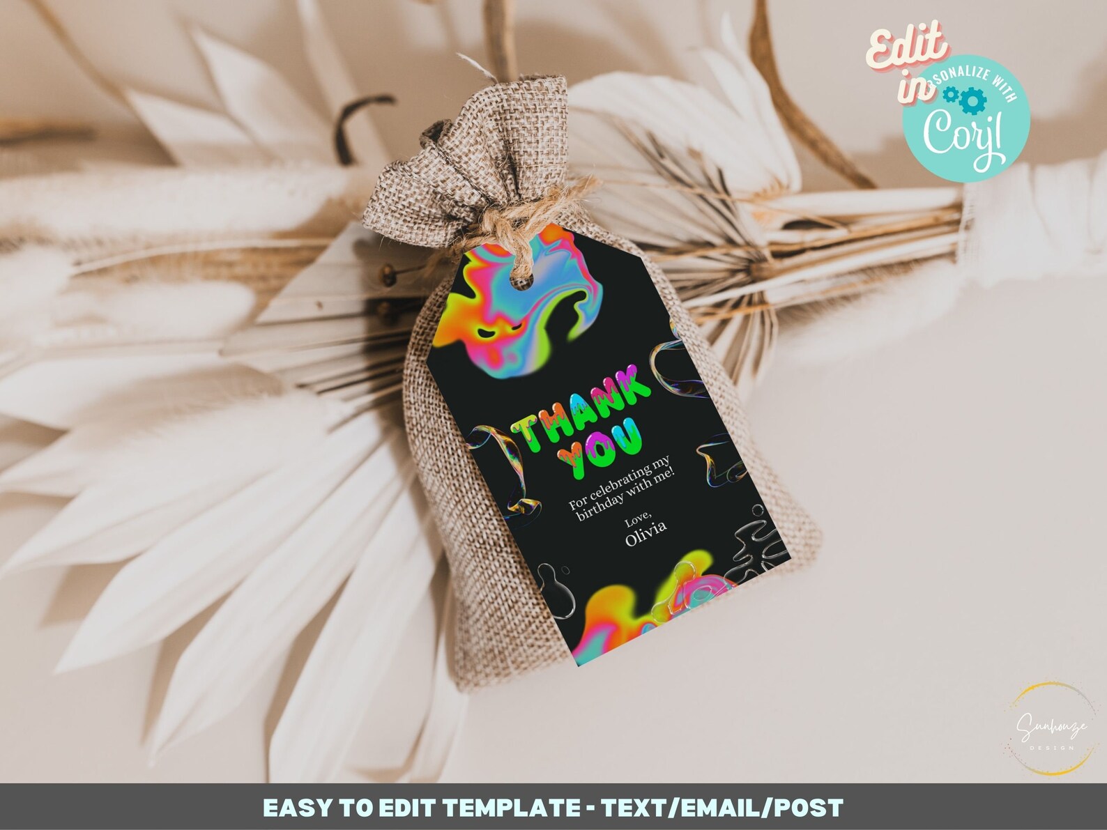 Editable Slime Party Invitation: 5x7 Printable Template - Etsy