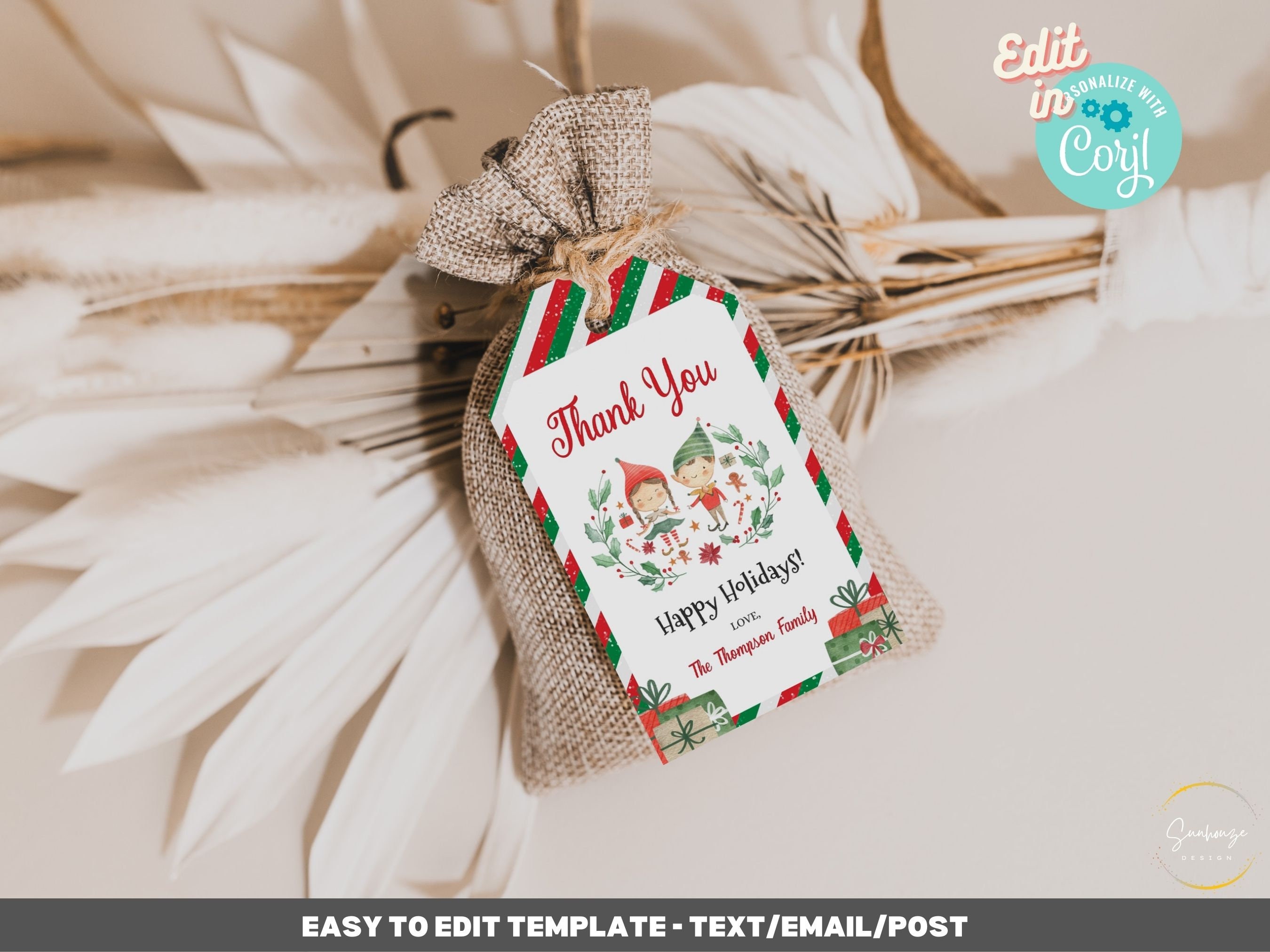 Editable Calling All Elves Invitation Template - Christmas Holiday ...