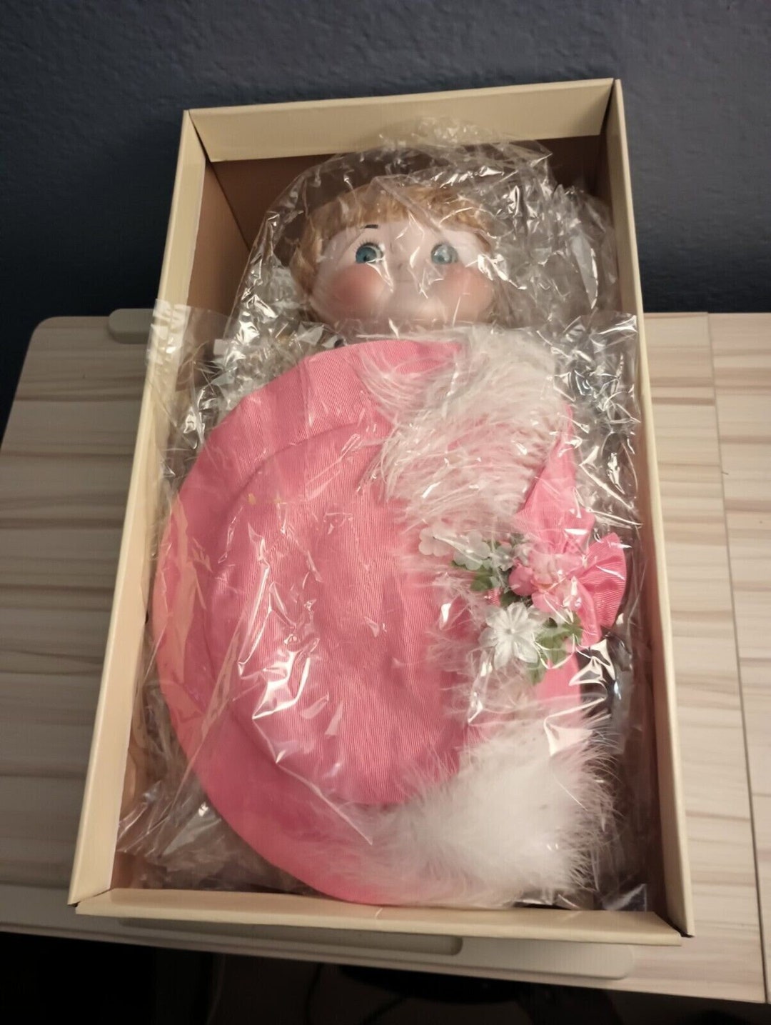 WORKING Dolly Dingle Musical Porcelain Doll trip Around the World ...