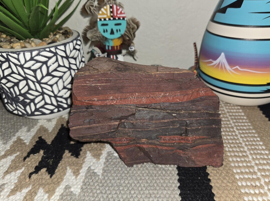 3.75lb Arizona Jasper Mineral Sample: Red Natural Cleaned Semi-precious ...