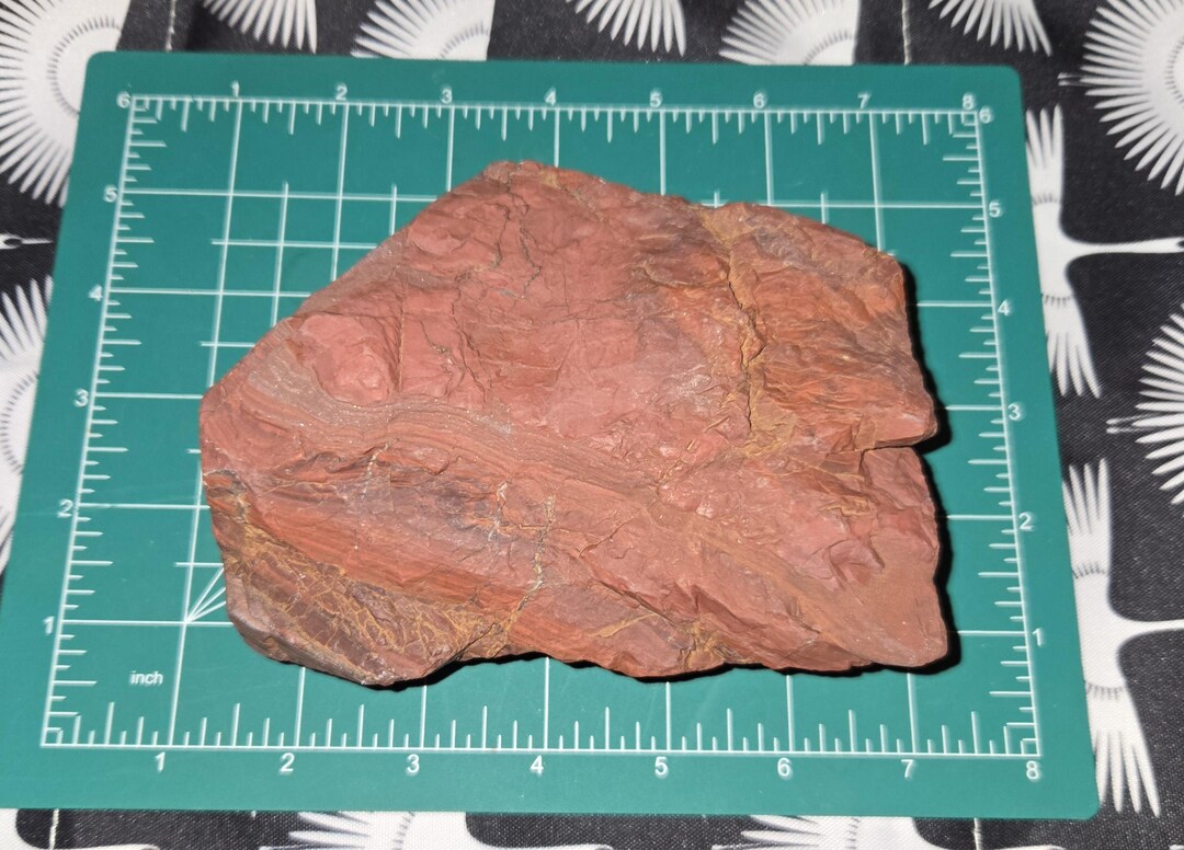 2.8 Lb Arizona Jasper Mineral Sample With Hematite: Red Natural Cleaned ...