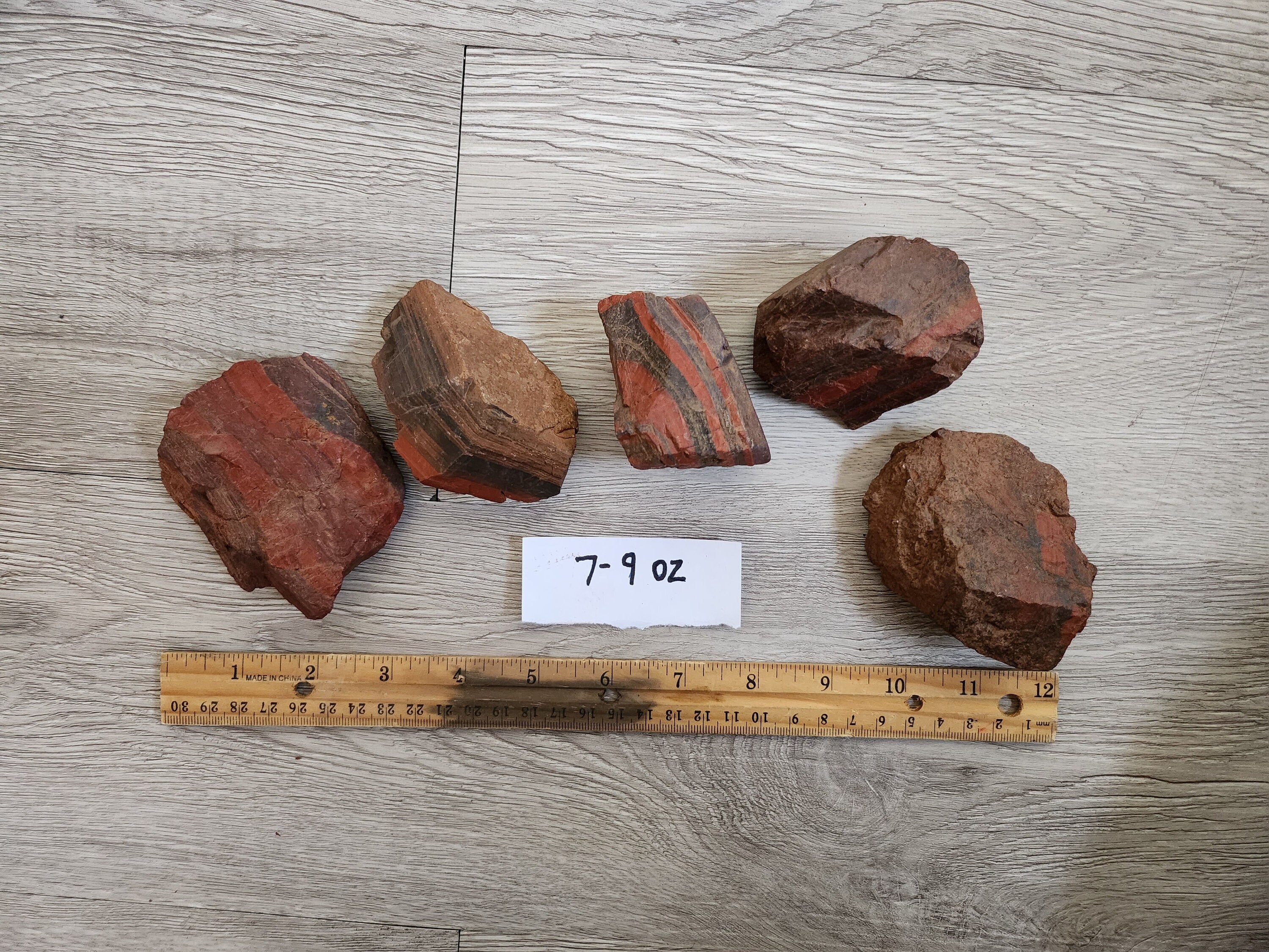 7-9 Oz Arizona Jasper Hand Sample: Black and Red Natural - Etsy