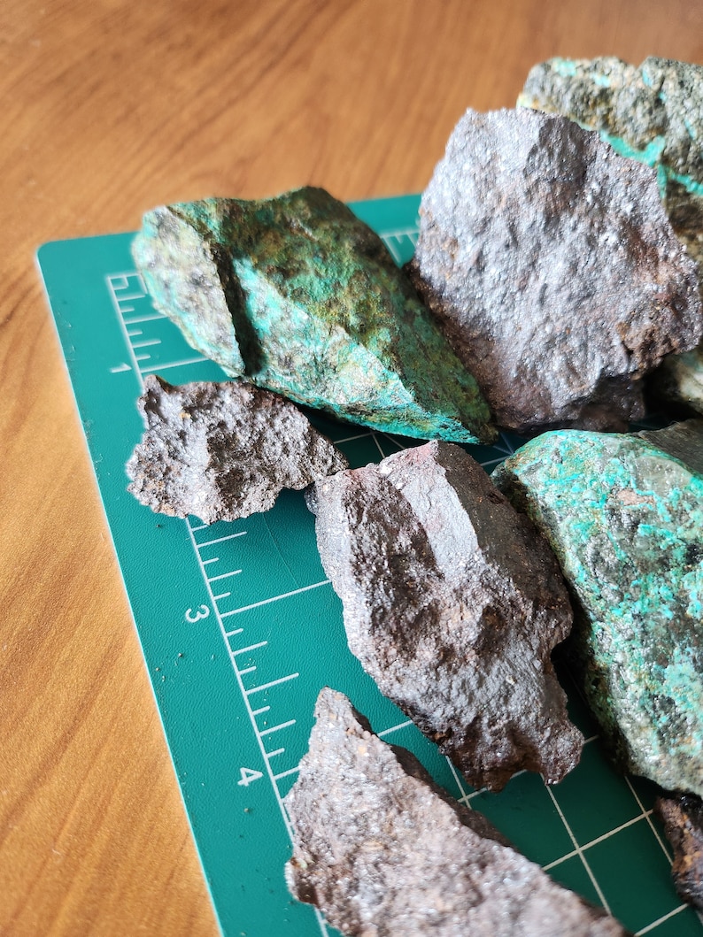 3.9 Lbs Copper and Lead Ore From Arizona: Galena, Malachite ...