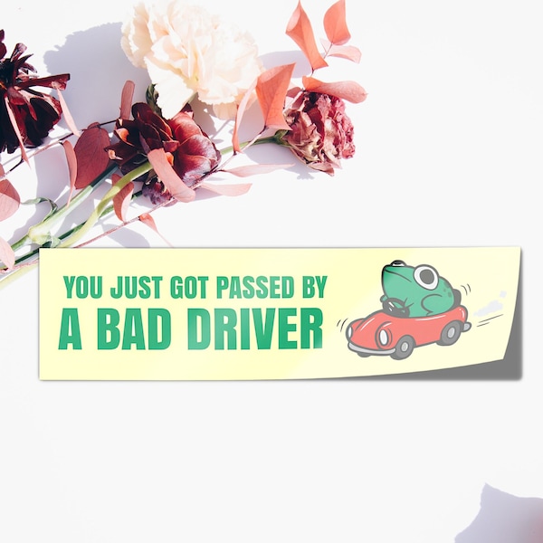 Bad Driver Sticker - Etsy