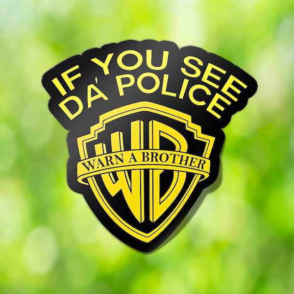 Funny Stickers Police - Etsy