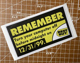 Best Buy Y2k Sticker - Etsy