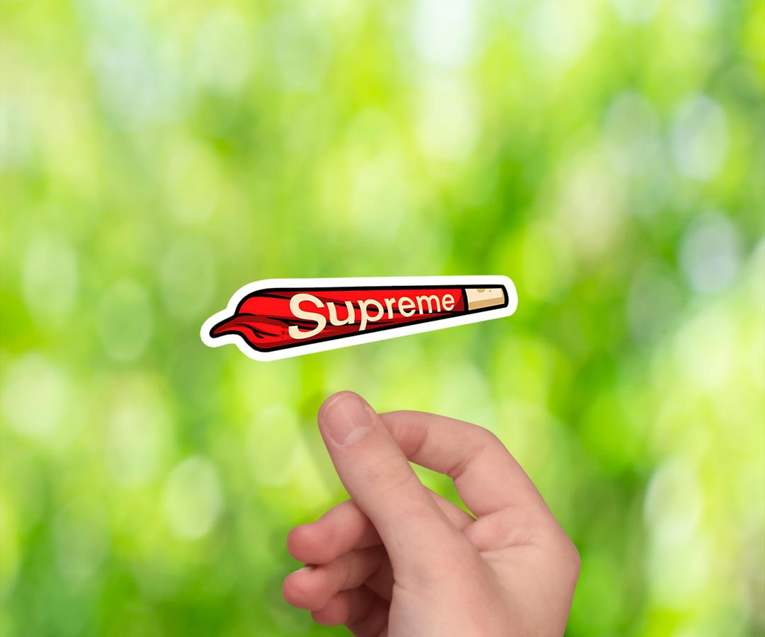 Weed Blunt Cannabis Sticker Meme Stickers Funny Outdoor Indoor Sticker ...
