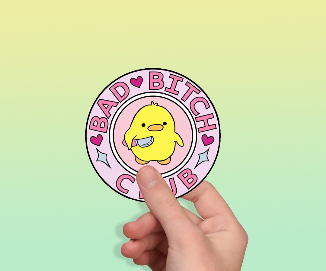 Bad Bitch Club Meme Sticker for Cars Vehicles Laptop Waterproof ...