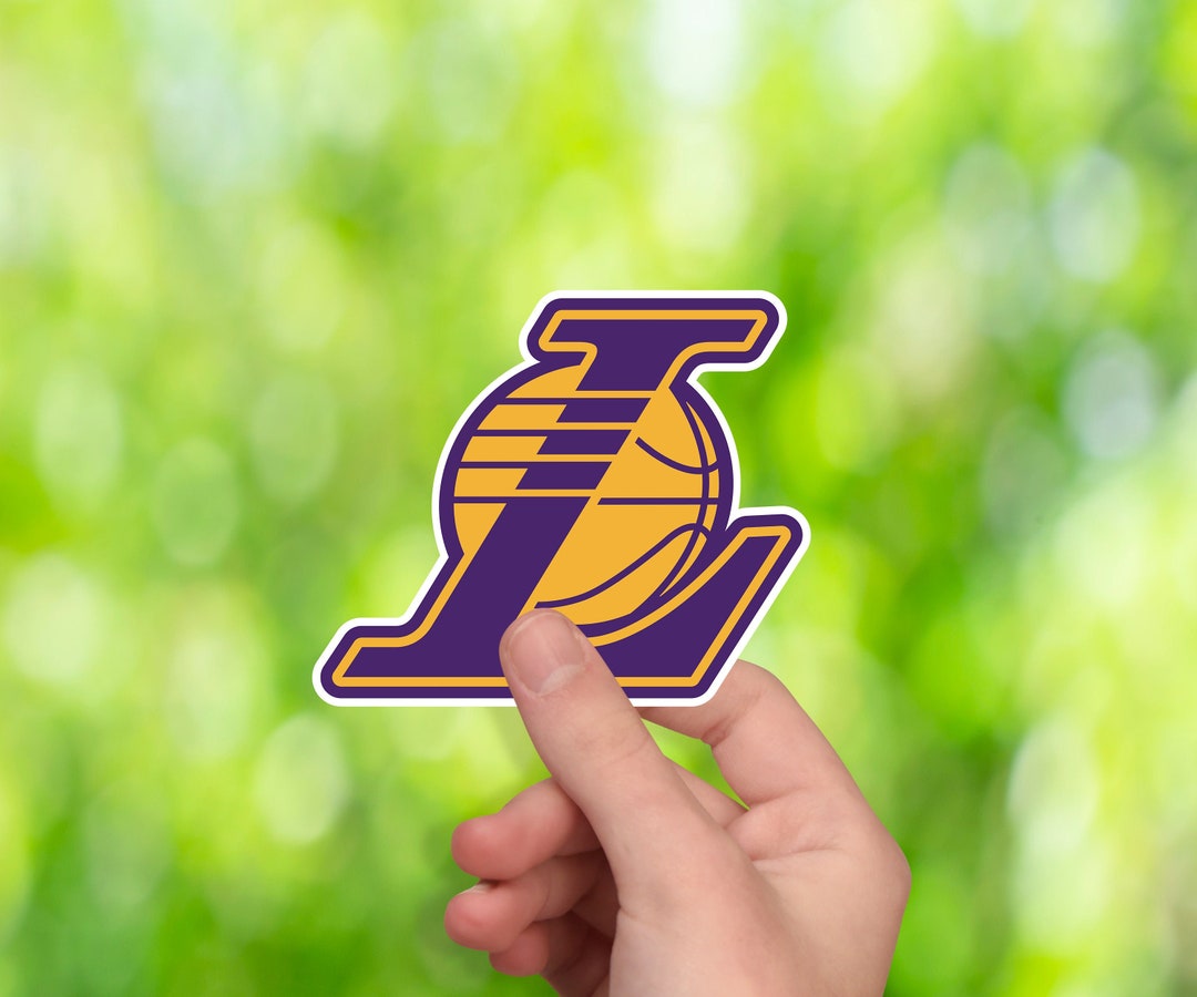 Los Angeles Lakers Sticker L Basketball Sticker L Outdoor Indoor ...