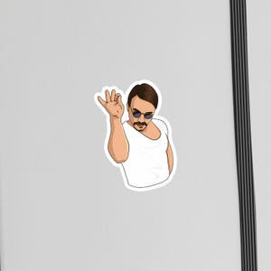 Salt Bae Steak Sticker Meme Stickers Funny Outdoor Indoor Sticker Decal ...