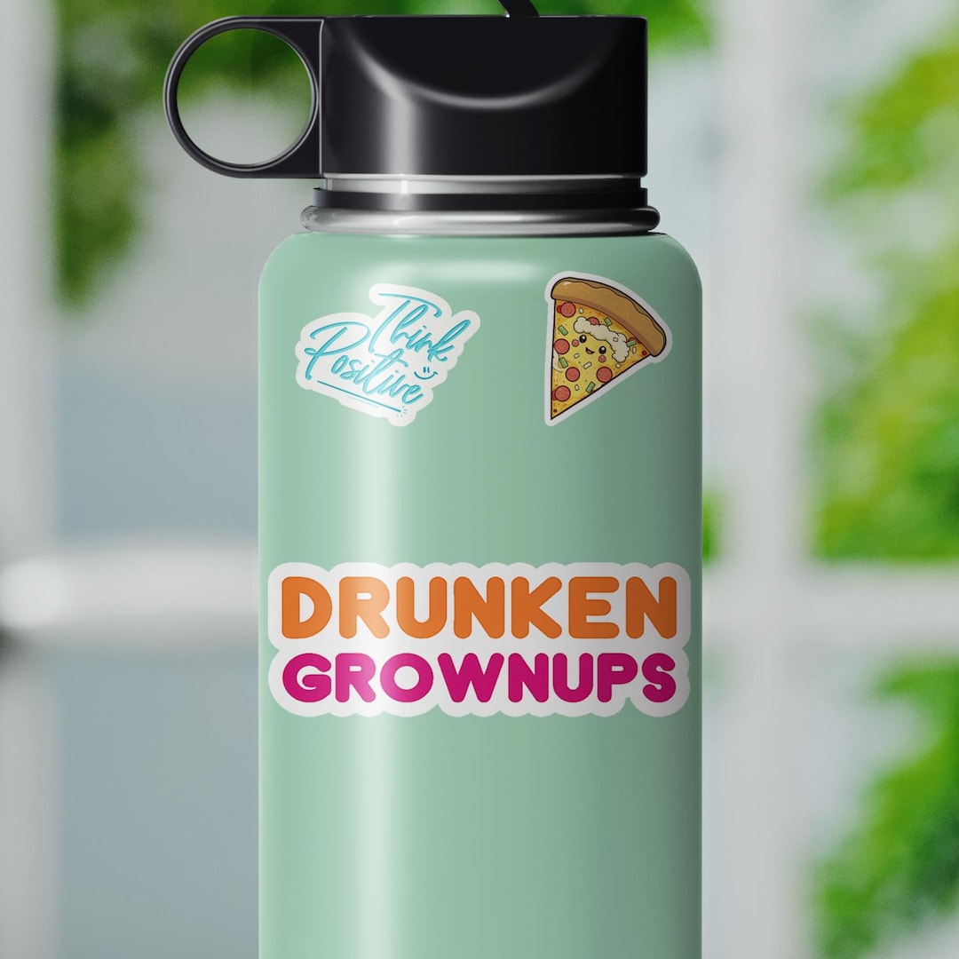 Dunkin Donuts Drunken Grownups Sticker Outdoor Indoor Sticker Decal for ...
