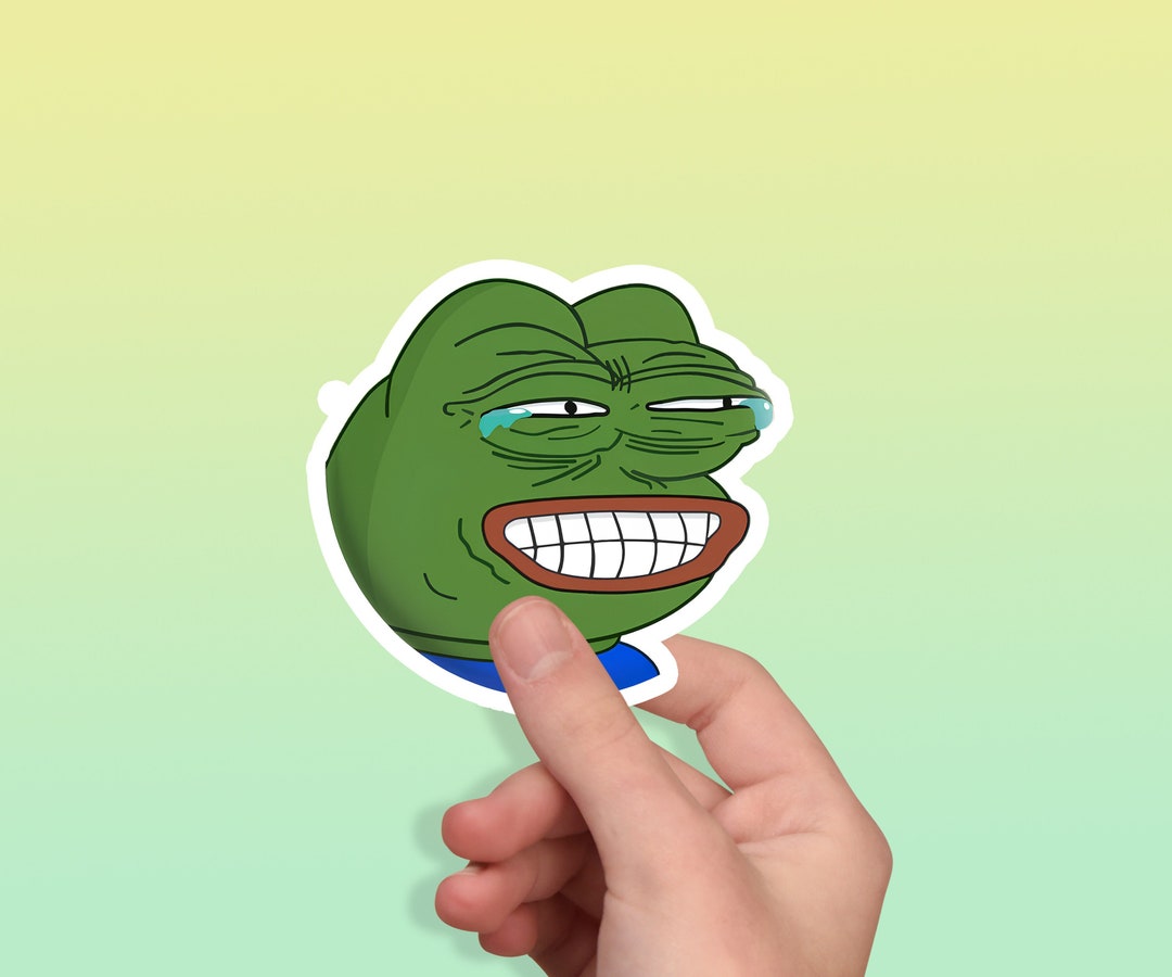 Sad Pepe Meme Sticker Outdoor Indoor Sticker Decal for Cars Vehicles ...