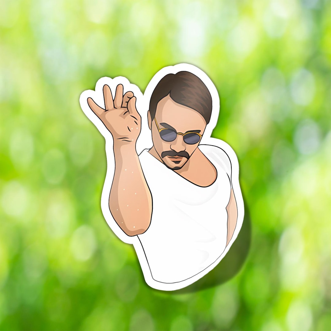 Salt Bae Steak Sticker Meme Stickers Funny Outdoor Indoor Sticker Decal ...