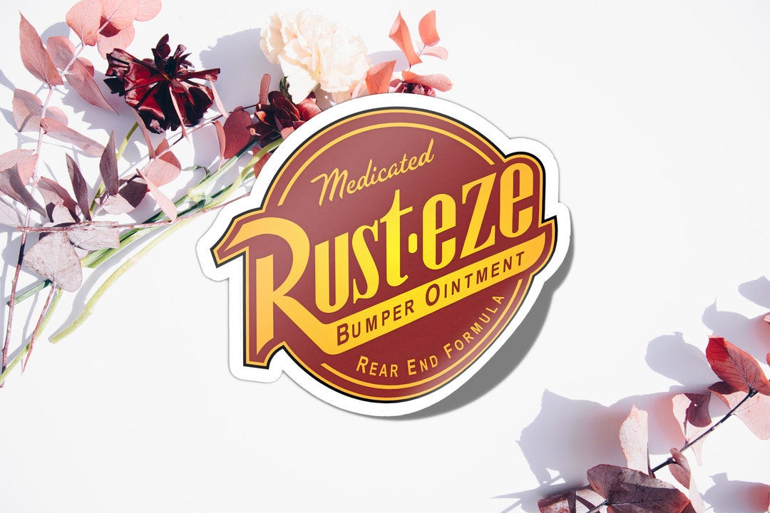 Rust-eze Lighting Mcqueen Car Sticker Outdoor Indoor Sticker Decal for ...