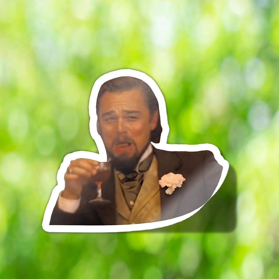 Leonardo Decaprio Meme Sticker Meme Stickers Funny Outdoor Indoor ...