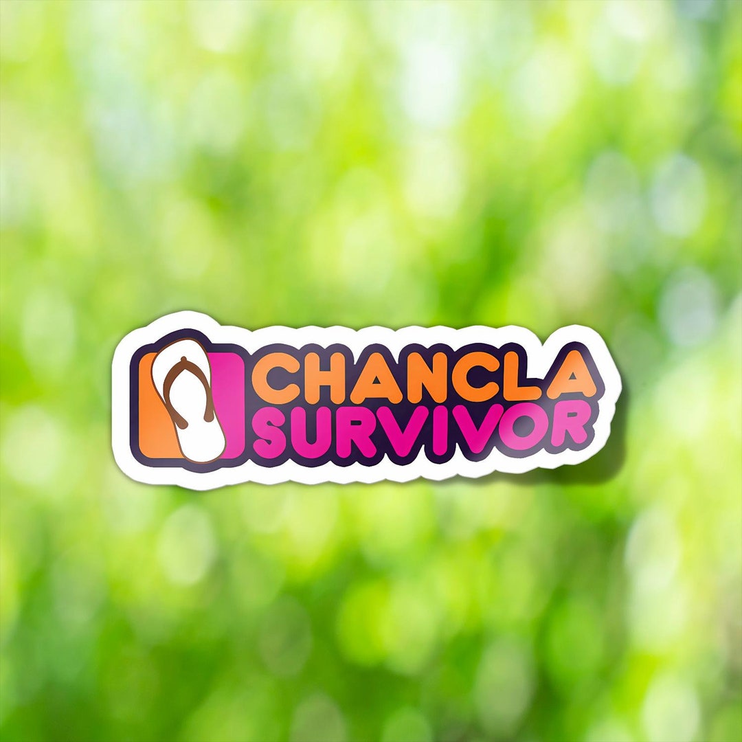 Dunkin Donuts Chancla Survivor Sticker Outdoor Indoor Sticker Decal for ...