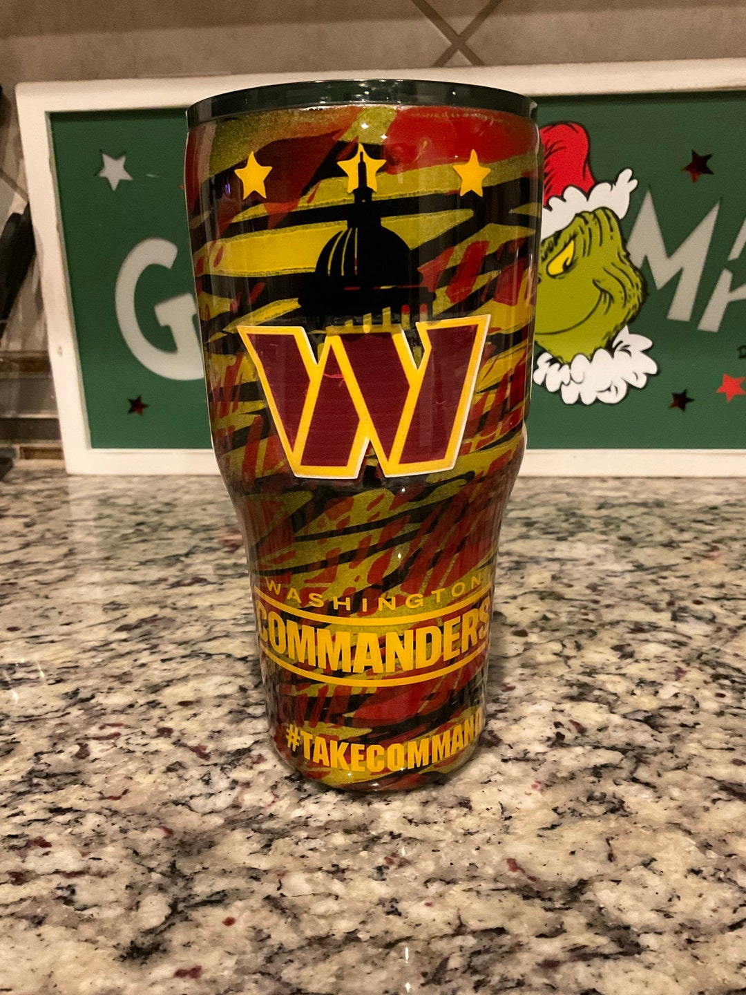 The Washington Commanders Tumbler - Etsy