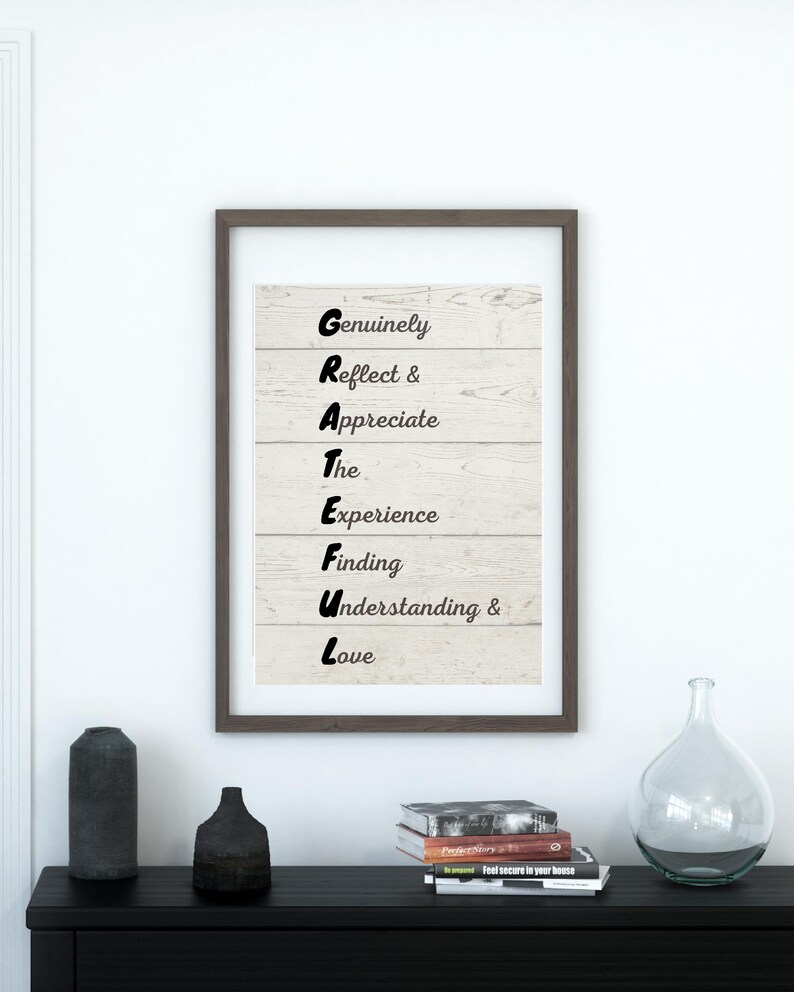 Gratitude Printable/ Mental Health Quotes/ Quotes About Life/ Grateful ...