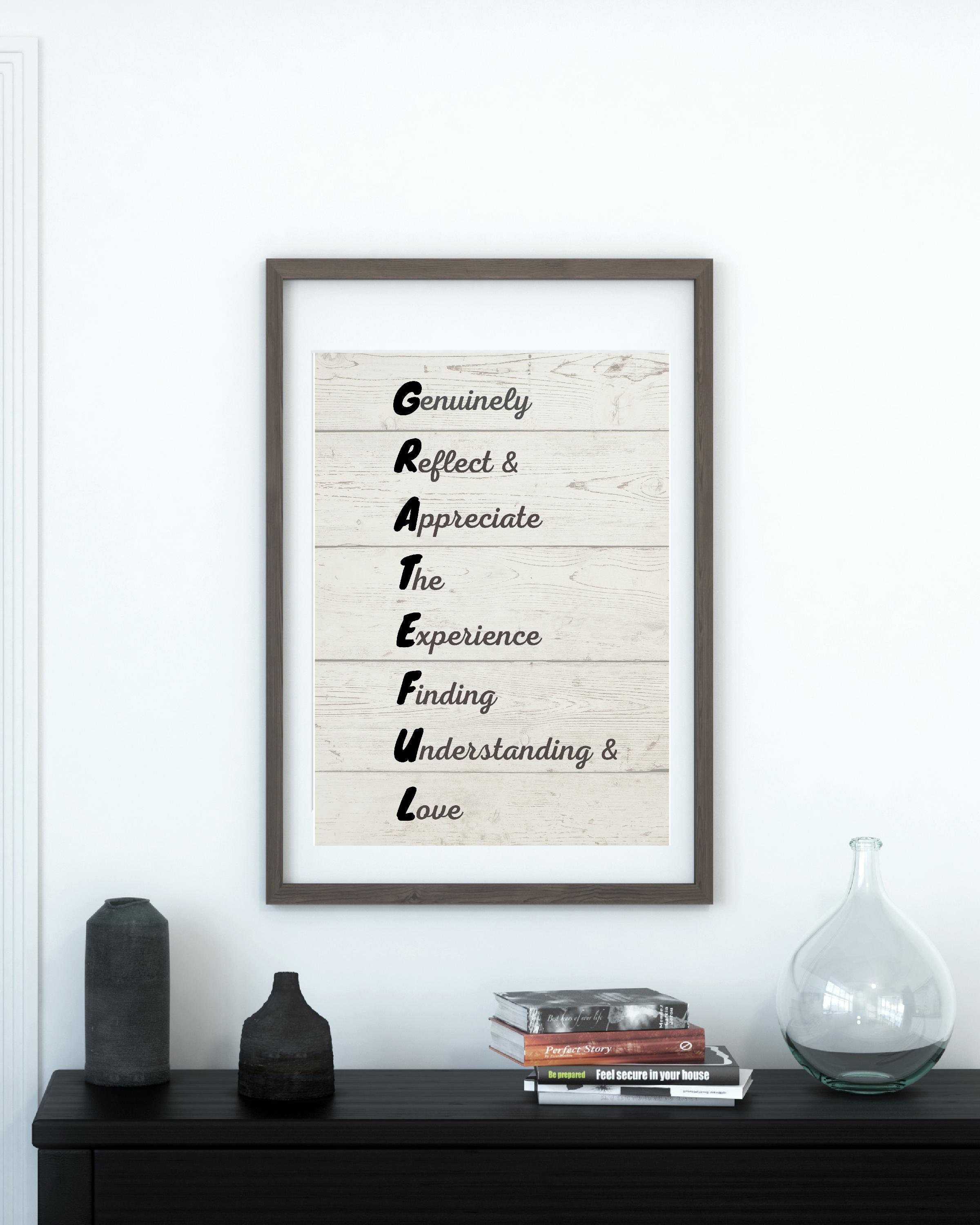 Gratitude Printable/ Mental Health Quotes/ Quotes About Life/ Grateful ...